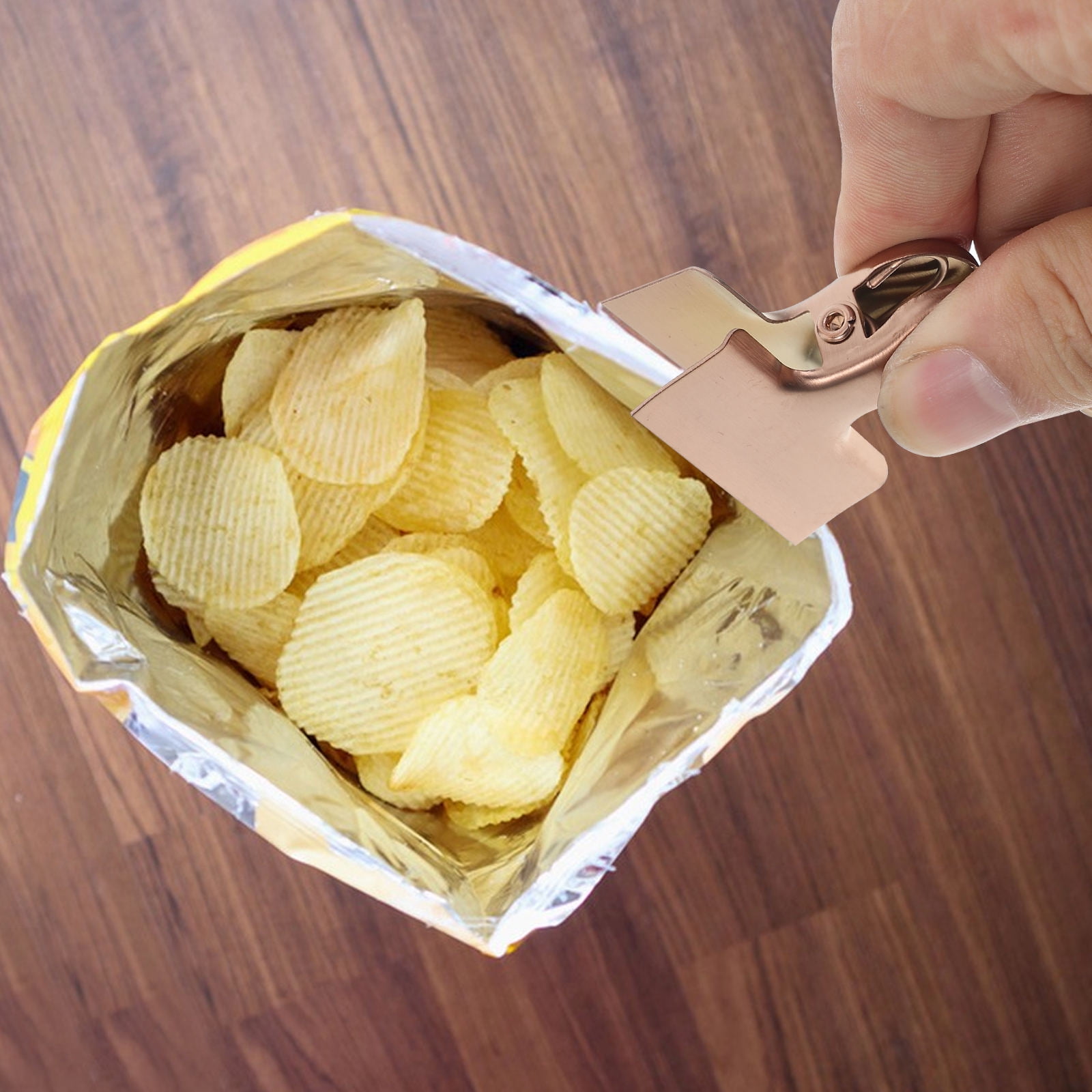 FRCOLOR Heavy-Duty Food Bag Clip T-Shaped Snack Preservation Clip ...