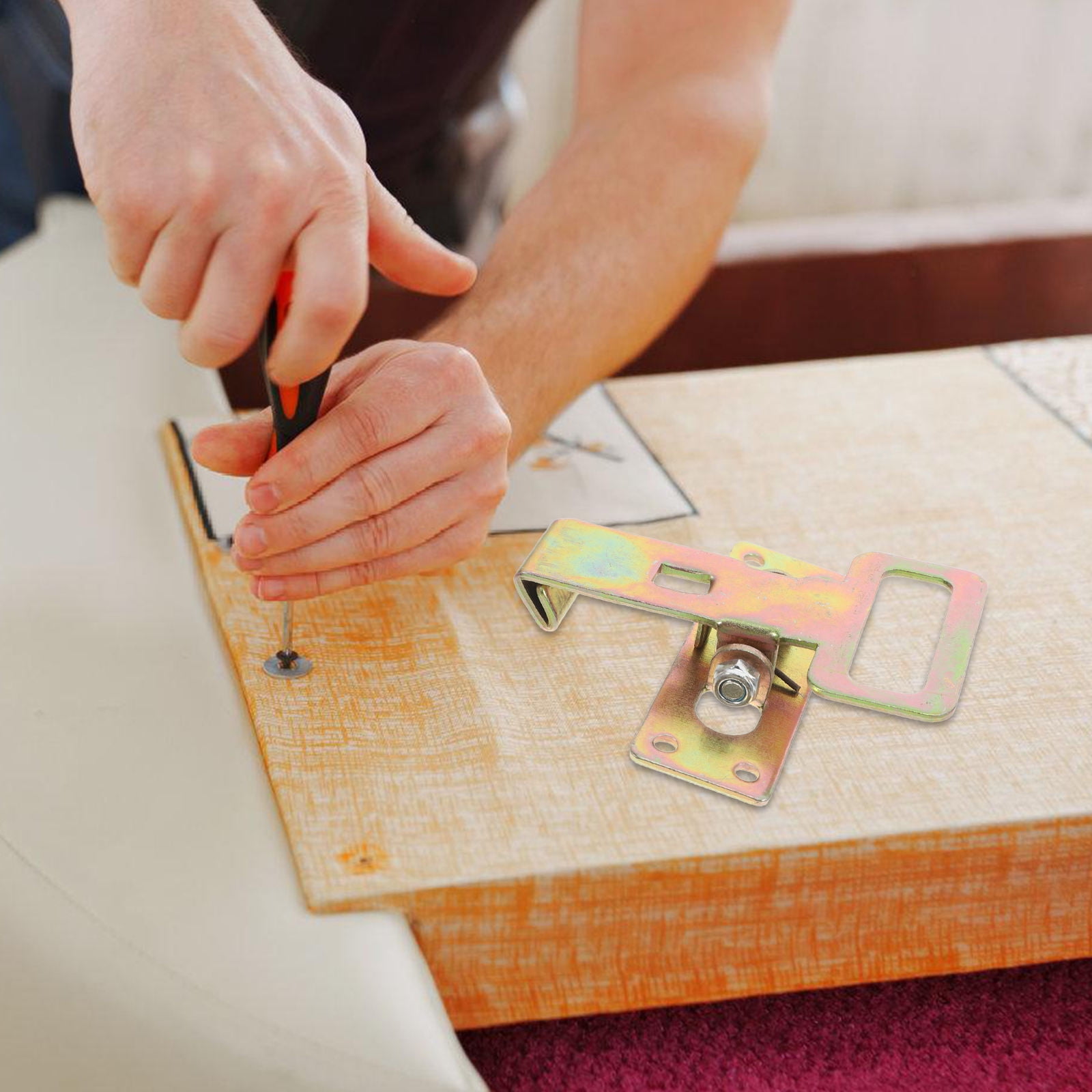 FRCOLOR Heavy Duty Iron Positioning Buckles for Sofa Connection with ...