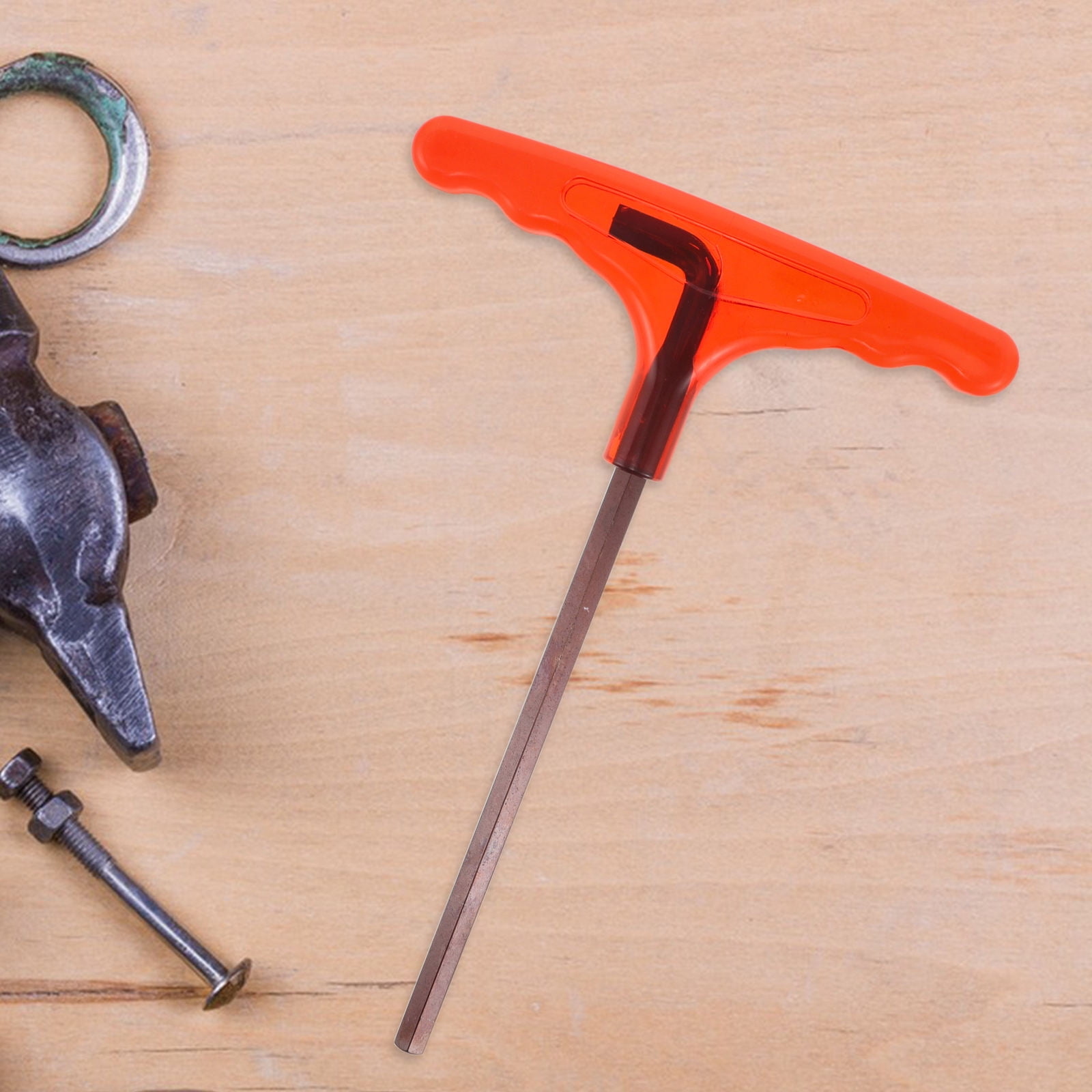 FRCOLOR Heavy Duty T Handle Hexagon Key Wrench Metal Inner Hexagon ...