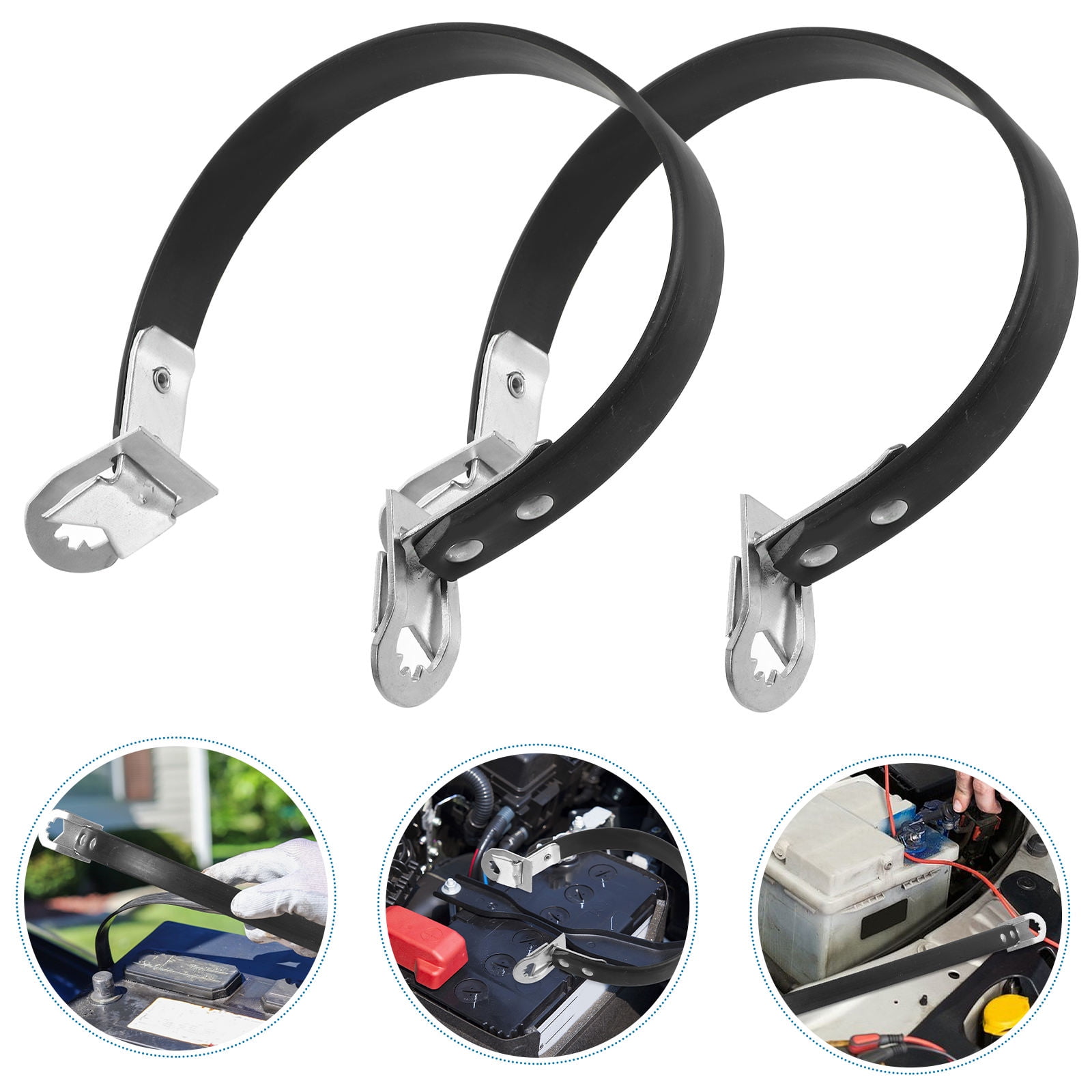 FRCOLOR Hemoton 2pcs Car Battery Carrier Straps Portable Lifting Strap ...