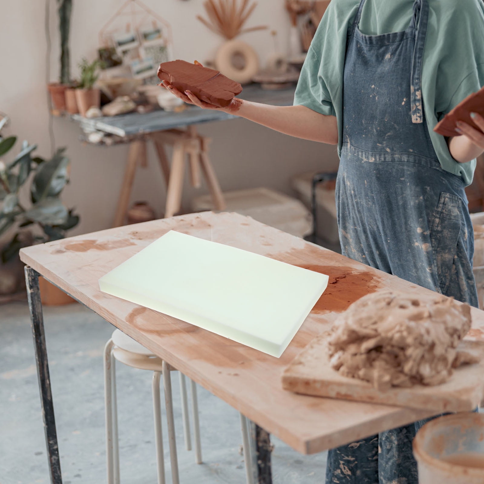 FRCOLOR High Density Foam Sheet Thick Craft Foam Pad Large Cuttable ...