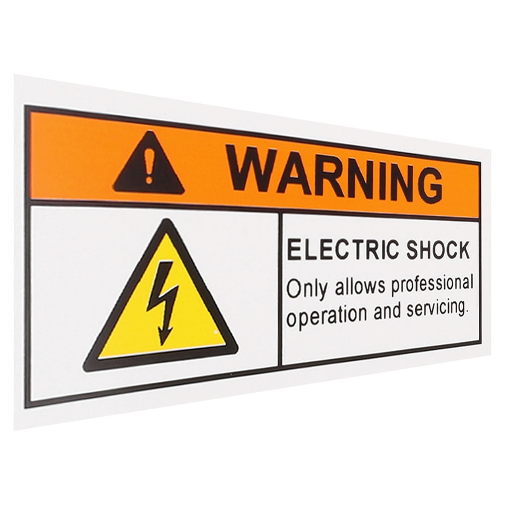 FRCOLOR High Voltage Warning Sticker for Maintenance Danger Electrical ...