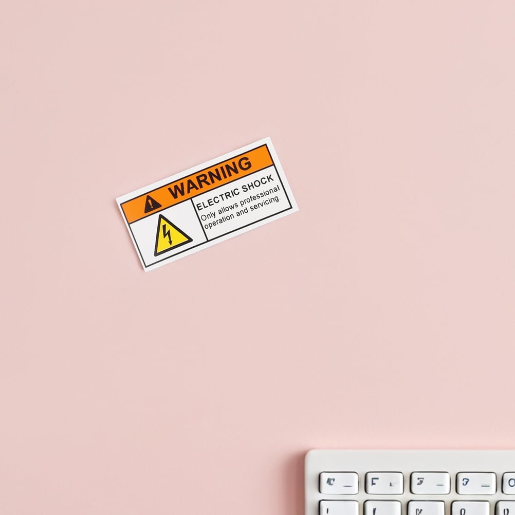 FRCOLOR High Voltage Warning Sticker for Maintenance Danger Electrical ...