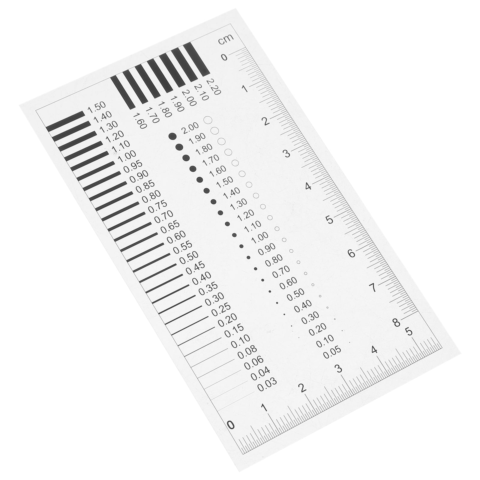 FRCOLOR High-precision Measurement Tool Spot Width Ruler Sec Size ...