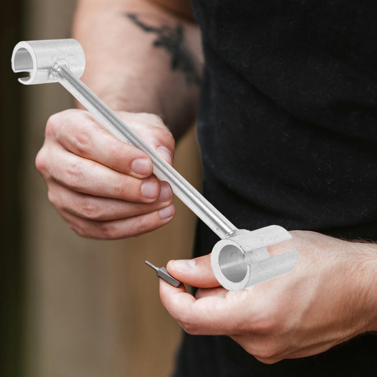 FRCOLOR Hinge Wrench Hinge Gap Adjustment Tool Double-Ended Design Door ...