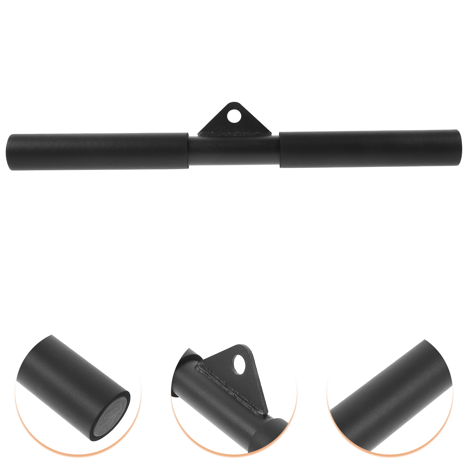 FRCOLOR Home Fitness Equipment Biceps Tension Bar Gym Handles Arm Black ...