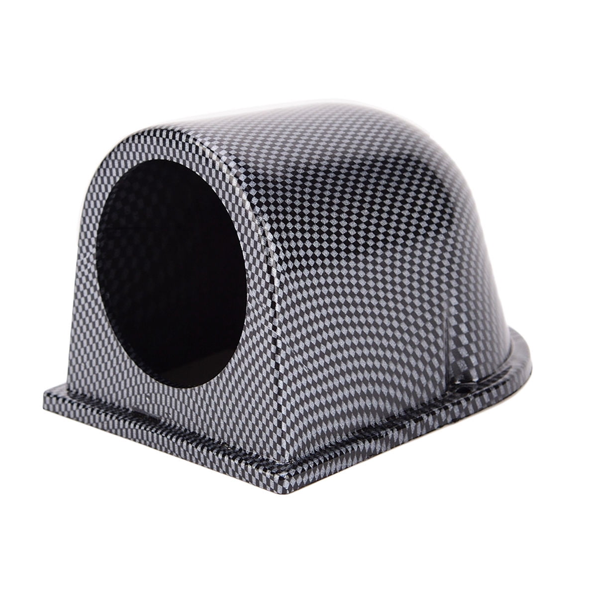 FRCOLOR Horizontal Carbon Fiber Look 52mm 1 Hole Triple Dash Mount ...