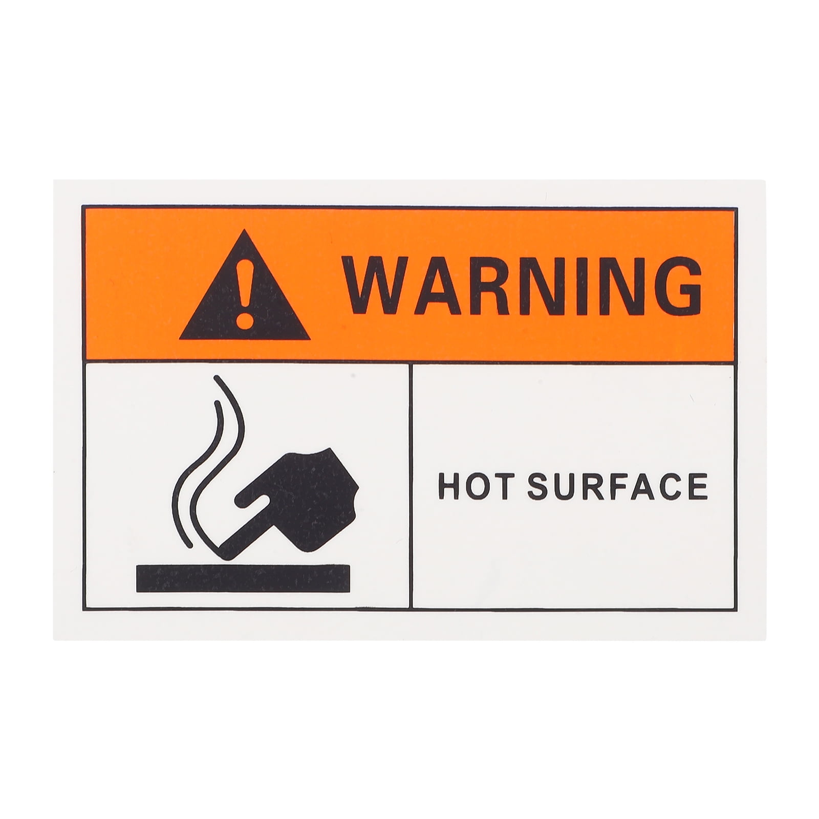 FRCOLOR Hot Surface Warning Labels Do Not Touch Hot Caution Stickers ...