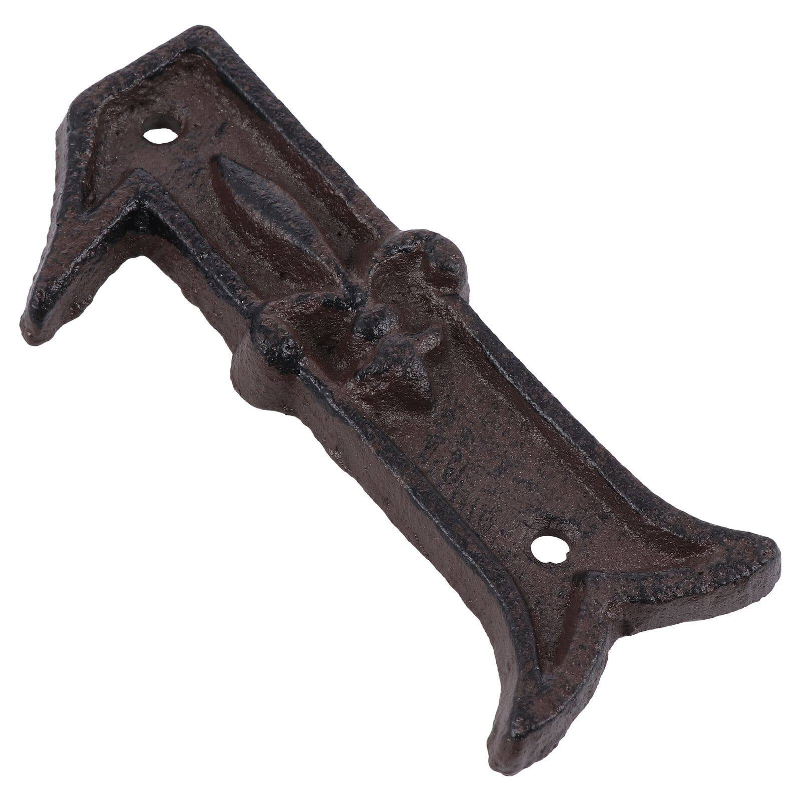 FRCOLOR House Number Sign Door Cast Ironmetaldigital Mailbox Address ...