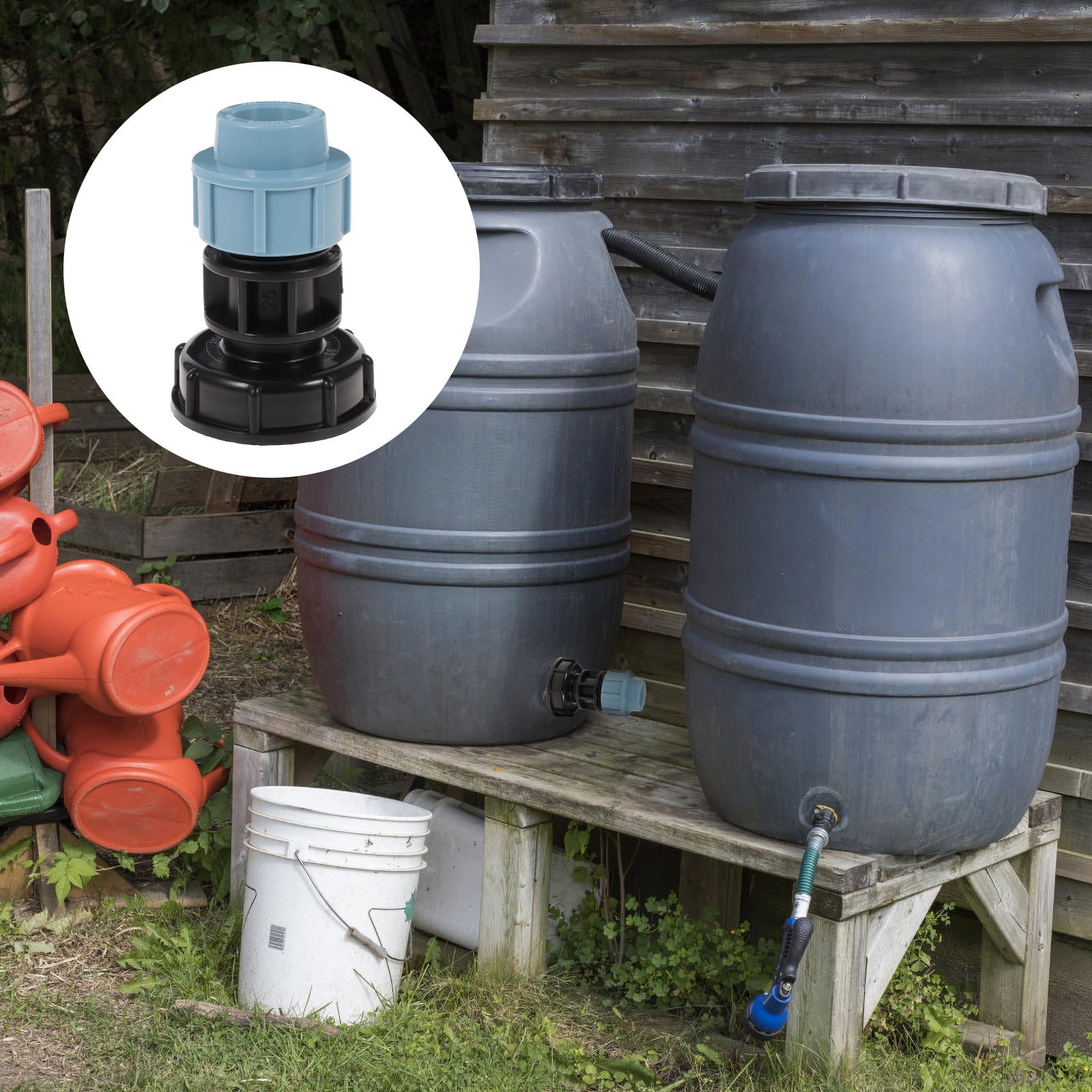 FRCOLOR IBC Tank Connector 3/4inch IBC Tank Adapter Water Hose Adapter ...