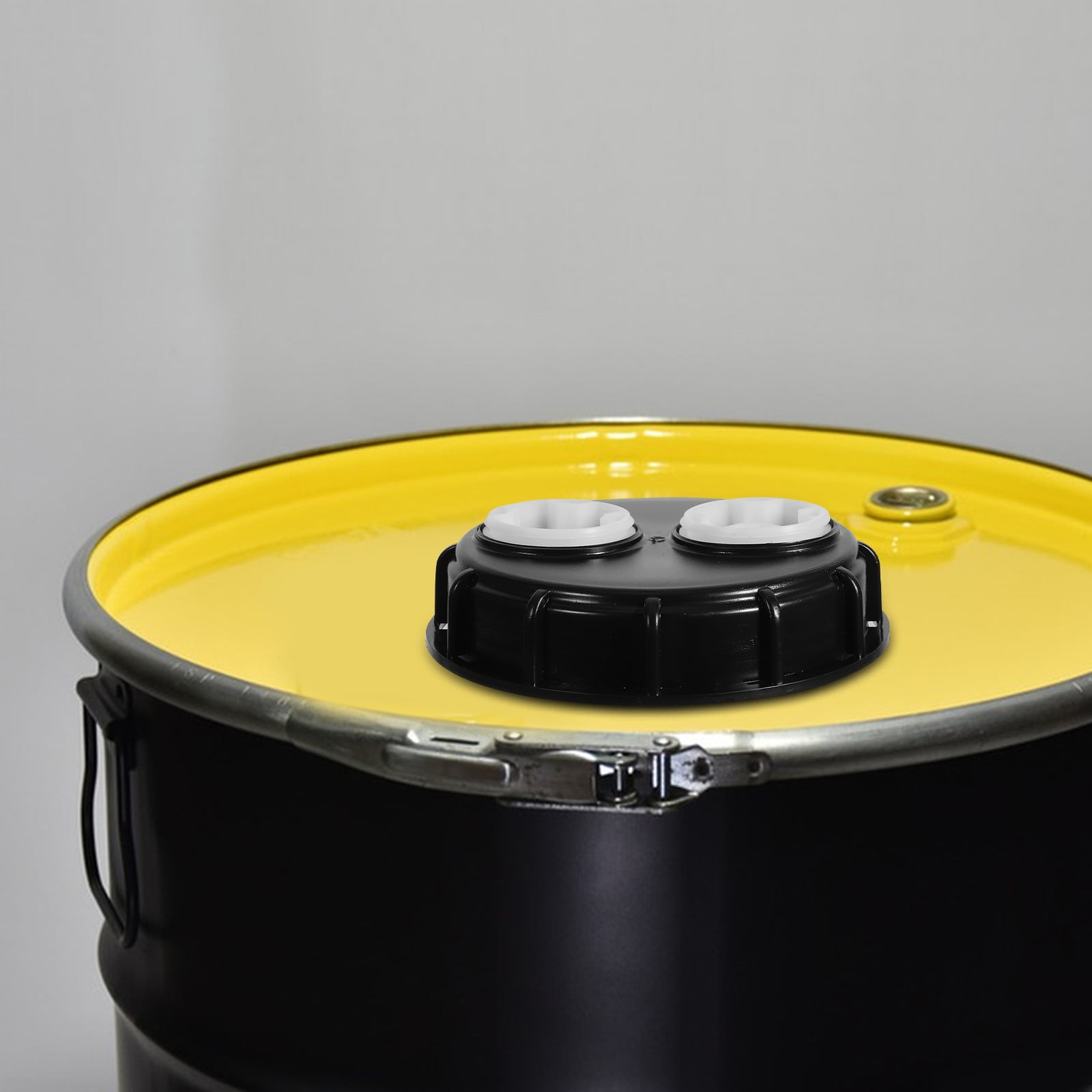 FRCOLOR IBC Tote Lid Cover with Double Vent Holes Black IBC Tank Cap ...