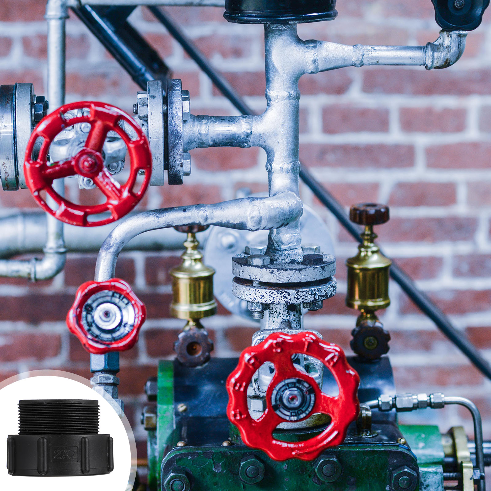 FRCOLOR IBC Tote Valves Adapter Tank Fitting for Hose Water Connector ...