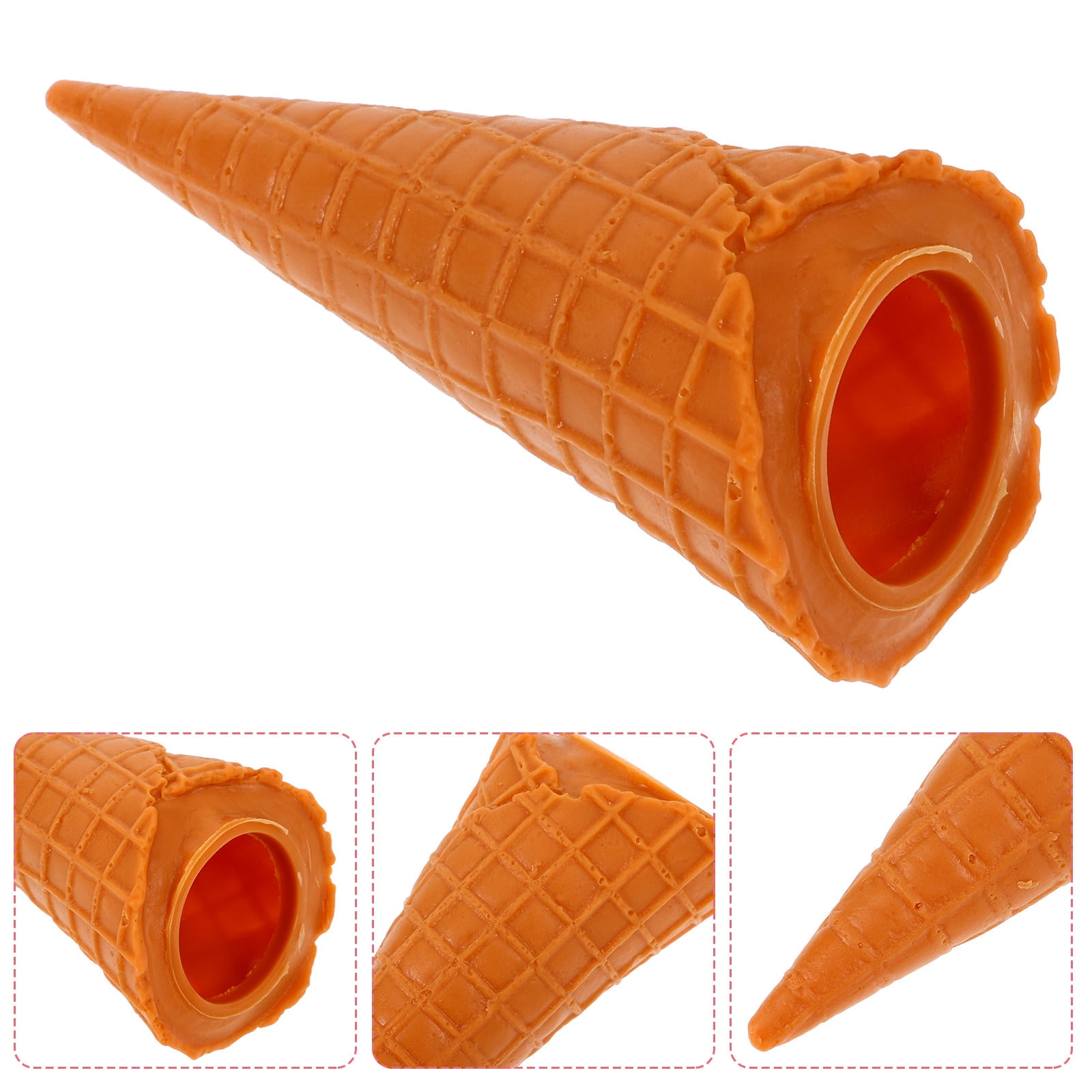 FRCOLOR Ice Cream Cone Model Simulation 1 Set Ice Cream Cone Prop for ...