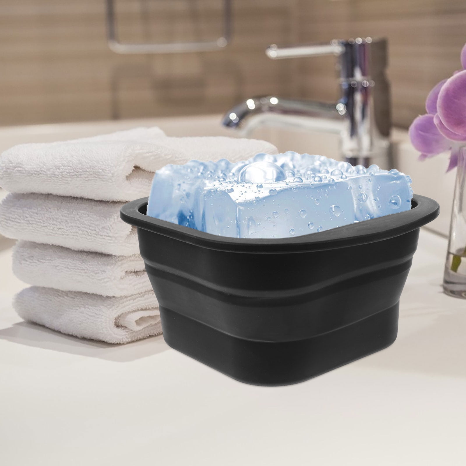 FRCOLOR Ice Plunge Mold Cold Extra Large Cubes Reusable Freeze Black ...