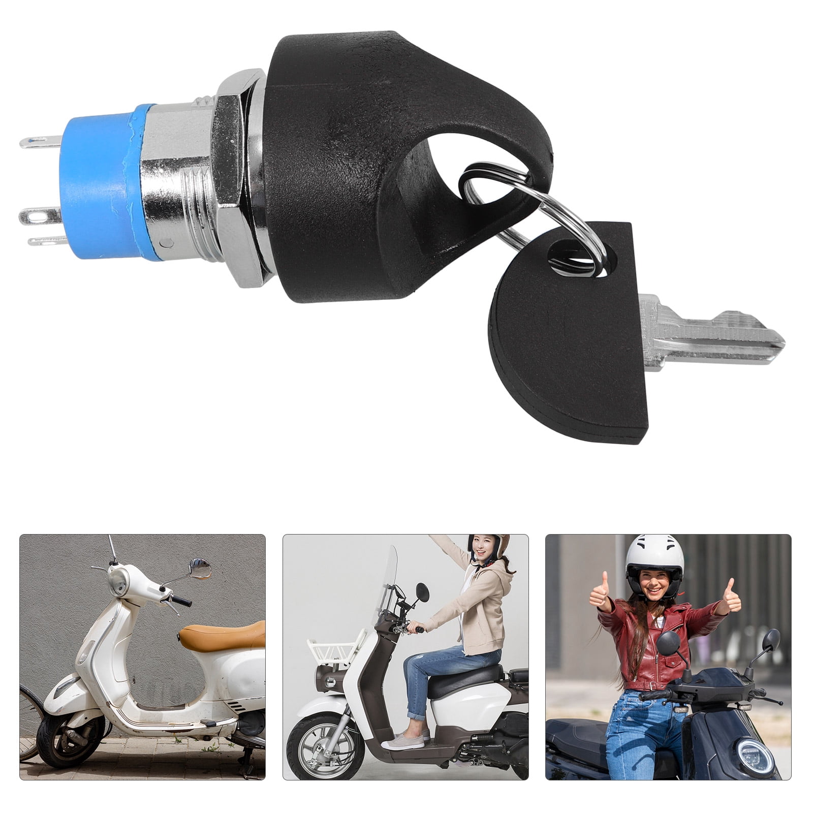 FRCOLOR Ignition Switch Lock Cylinder Starter Switch Motorcycle ...