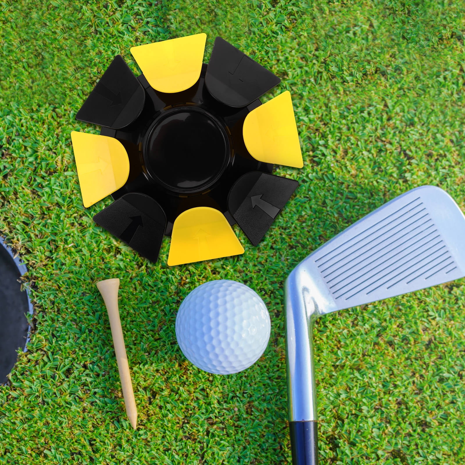 FRCOLOR Indoor Golf Putting Cup All Direction Putting Hole Training Aid ...