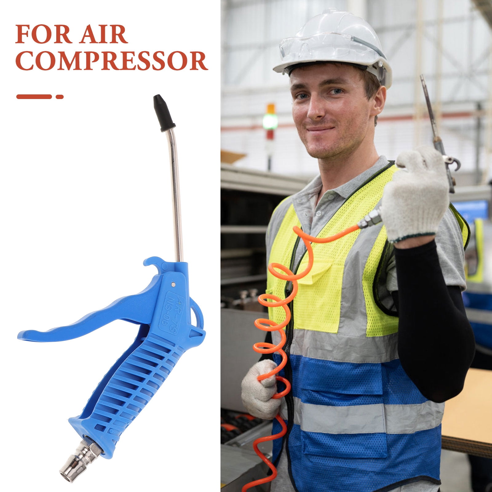 FRCOLOR Industrial Air Blows With Extension Nozzle Metal Air Long ...