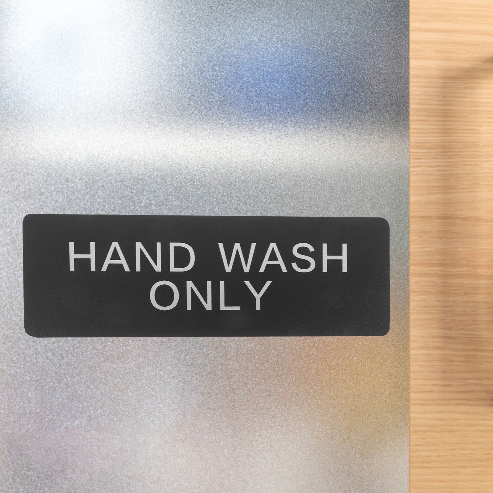 FRCOLOR Industries Hand Wash Only Sign Kitchen Sink Sticker Sign ...