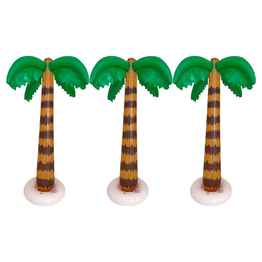 WASHWEPE Pvc Inflatable Coconut Tree Toys Multi Children Swimming Games ...