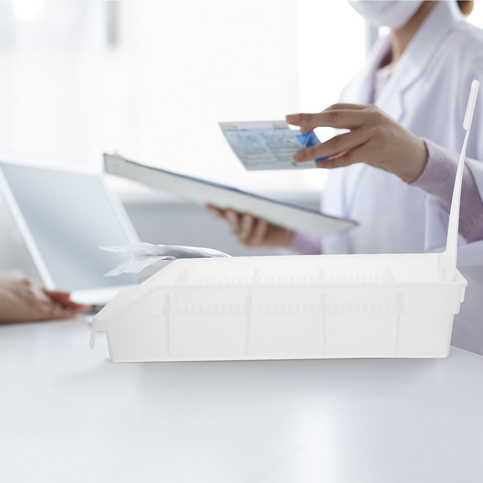 FRCOLOR Infusion Transport Case With Dividers Medicine Storage ...