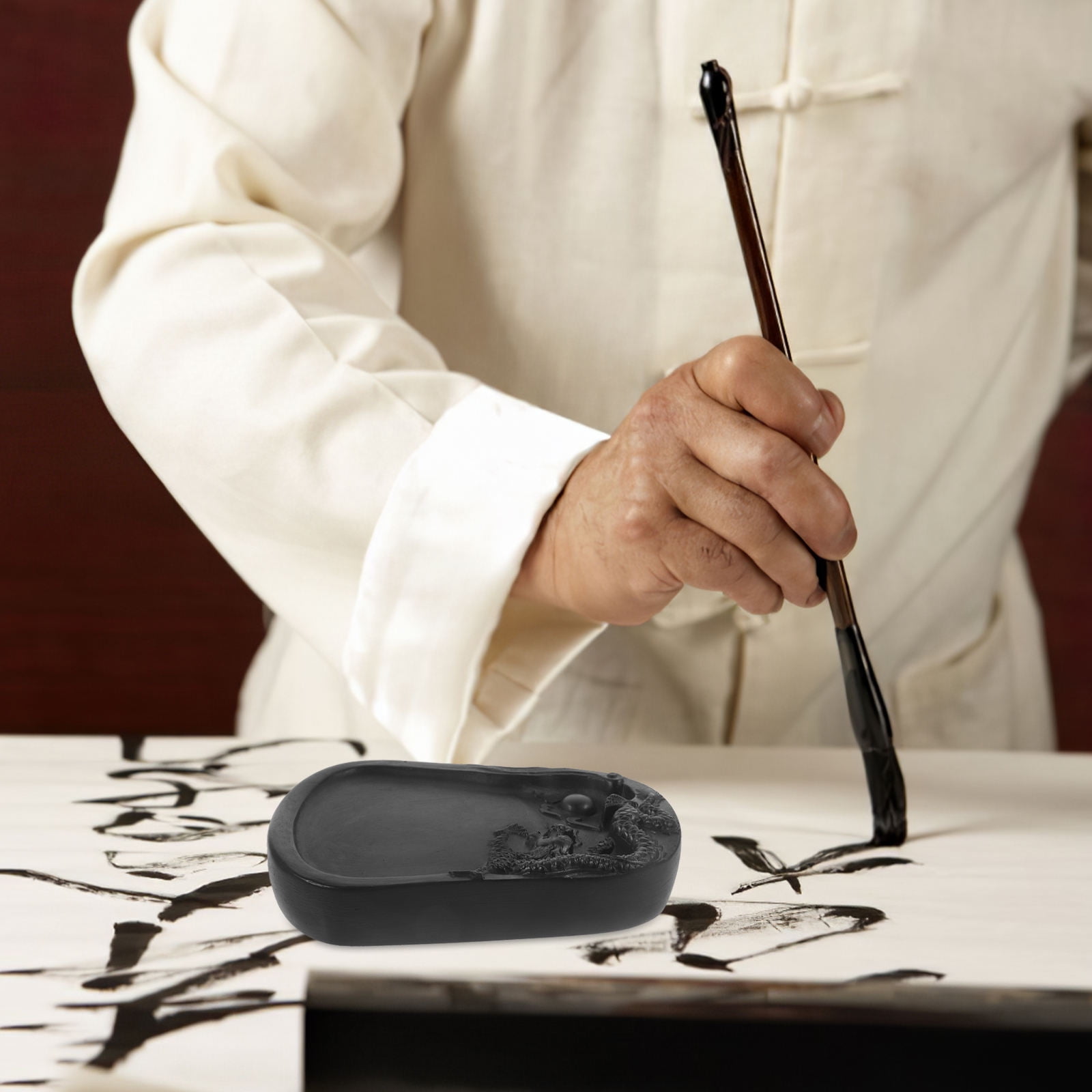 FRCOLOR 1Set Calligraphy Inkslab Chengni Inkstone Rectangular ...