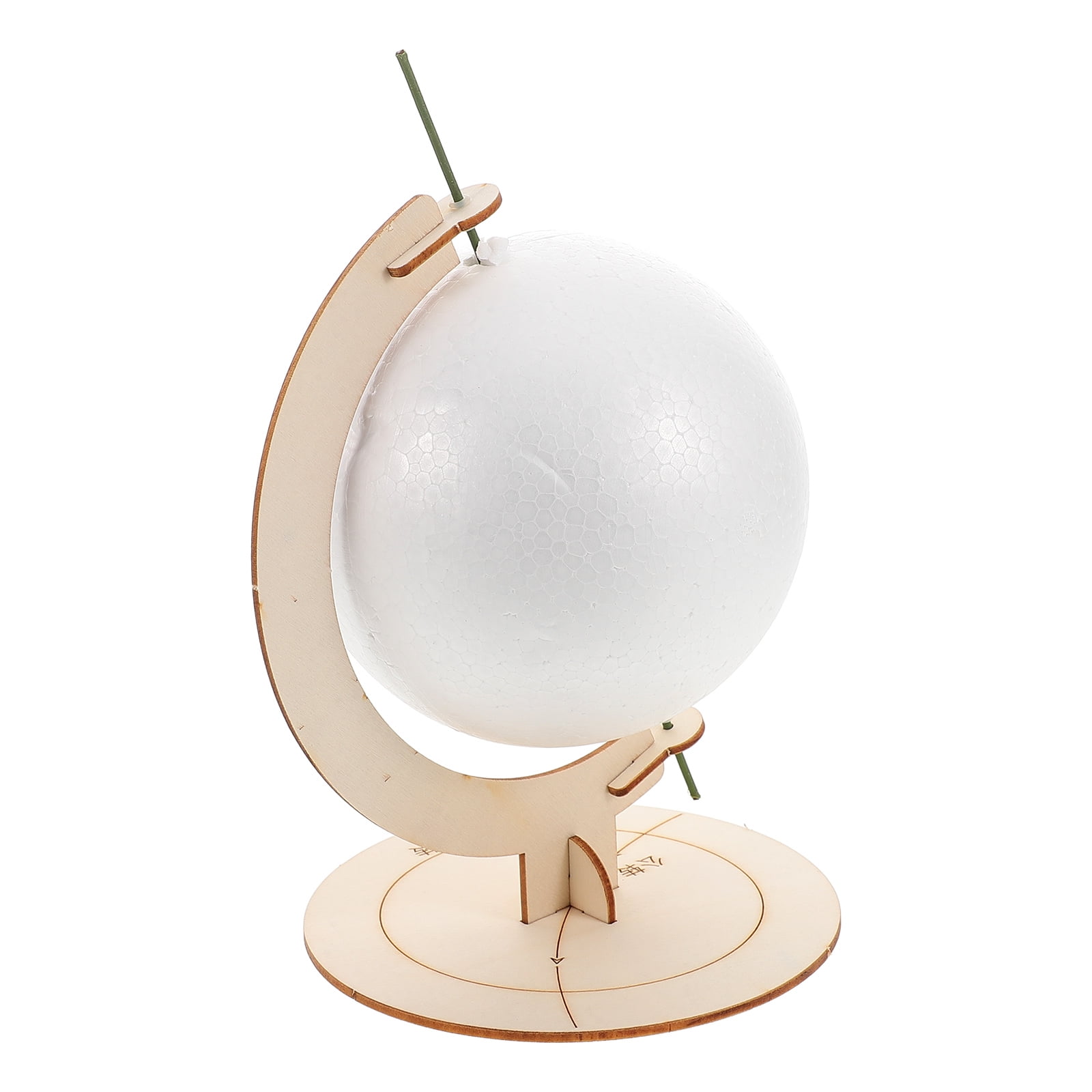 FRCOLOR Interactive Globe for School Wooden Foam Educational Tool with ...