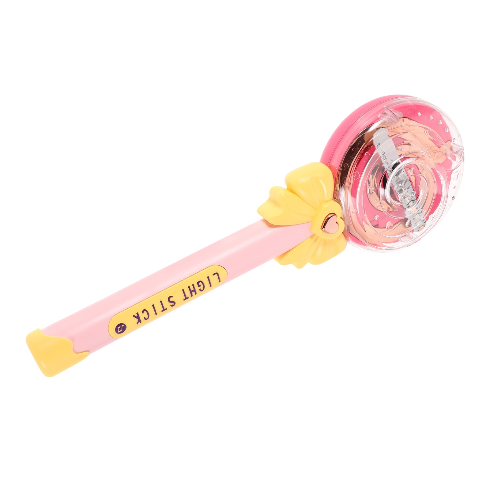 FRCOLOR Pink Plastic Music Wand with Lights and Sound Effects for Kids ...