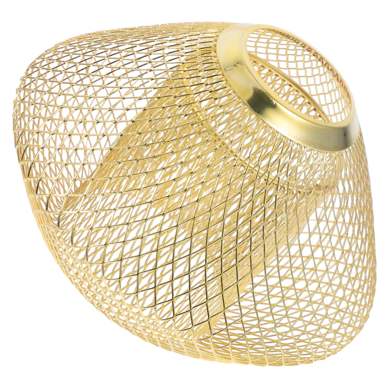 FRCOLOR Iron Wire Lampshade Double Layer Lamp Shade Frame Metal ...