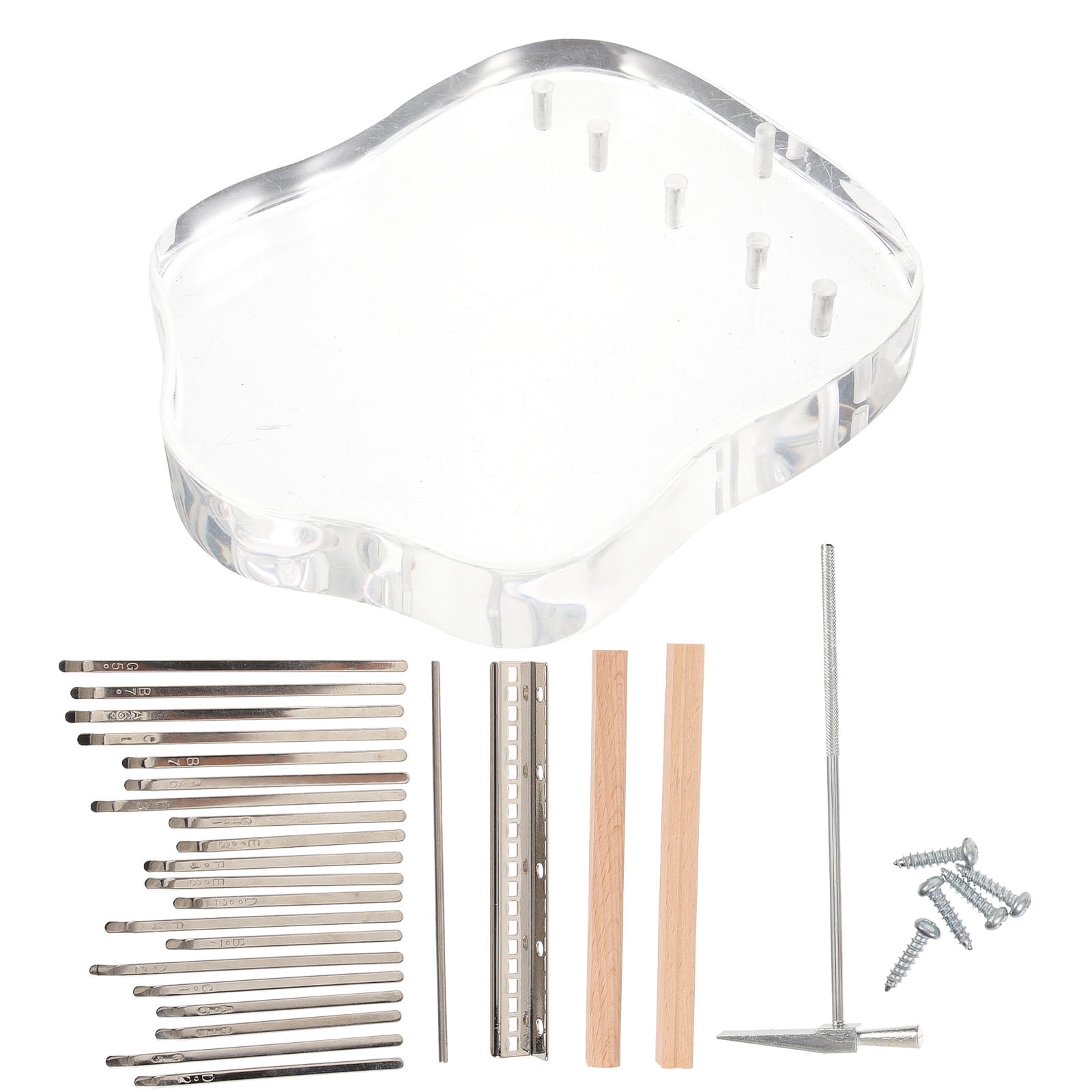 FRCOLOR Jaw Harp Music Keyboard DIY Thumb Piano Complete Accessories ...