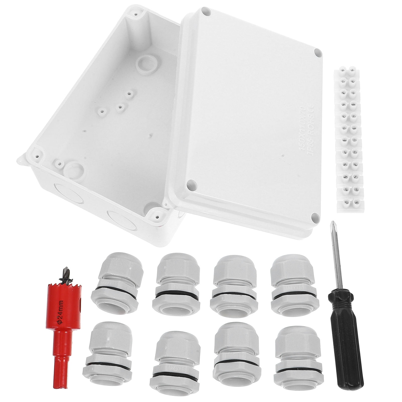 FRCOLOR Junction Box Wiring Connection Box Electrical Distribution Box ...