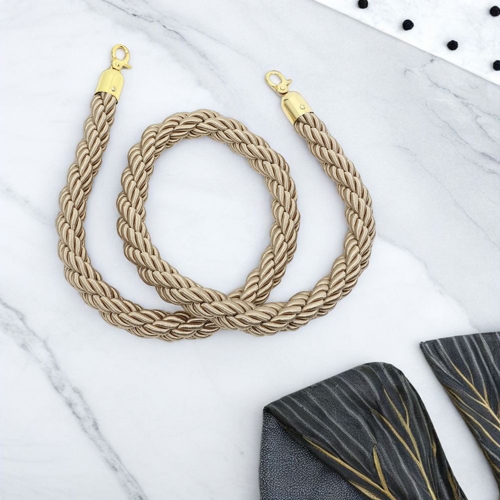 FRCOLOR Jute Rope With Hooks Reliable And Durable Barrier Rope For ...