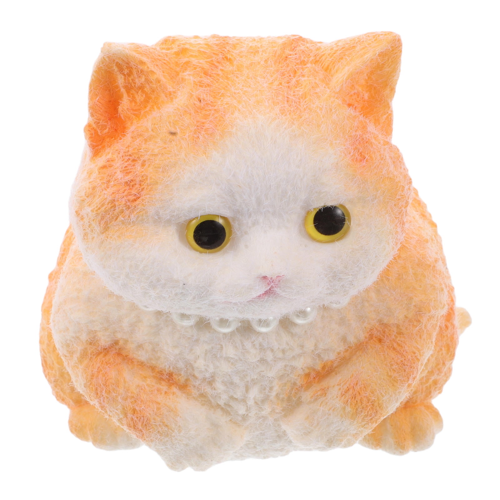 FRCOLOR Kawaii Cat Squeezing Toy Supple Cat Stretchy Toy Adorable ...