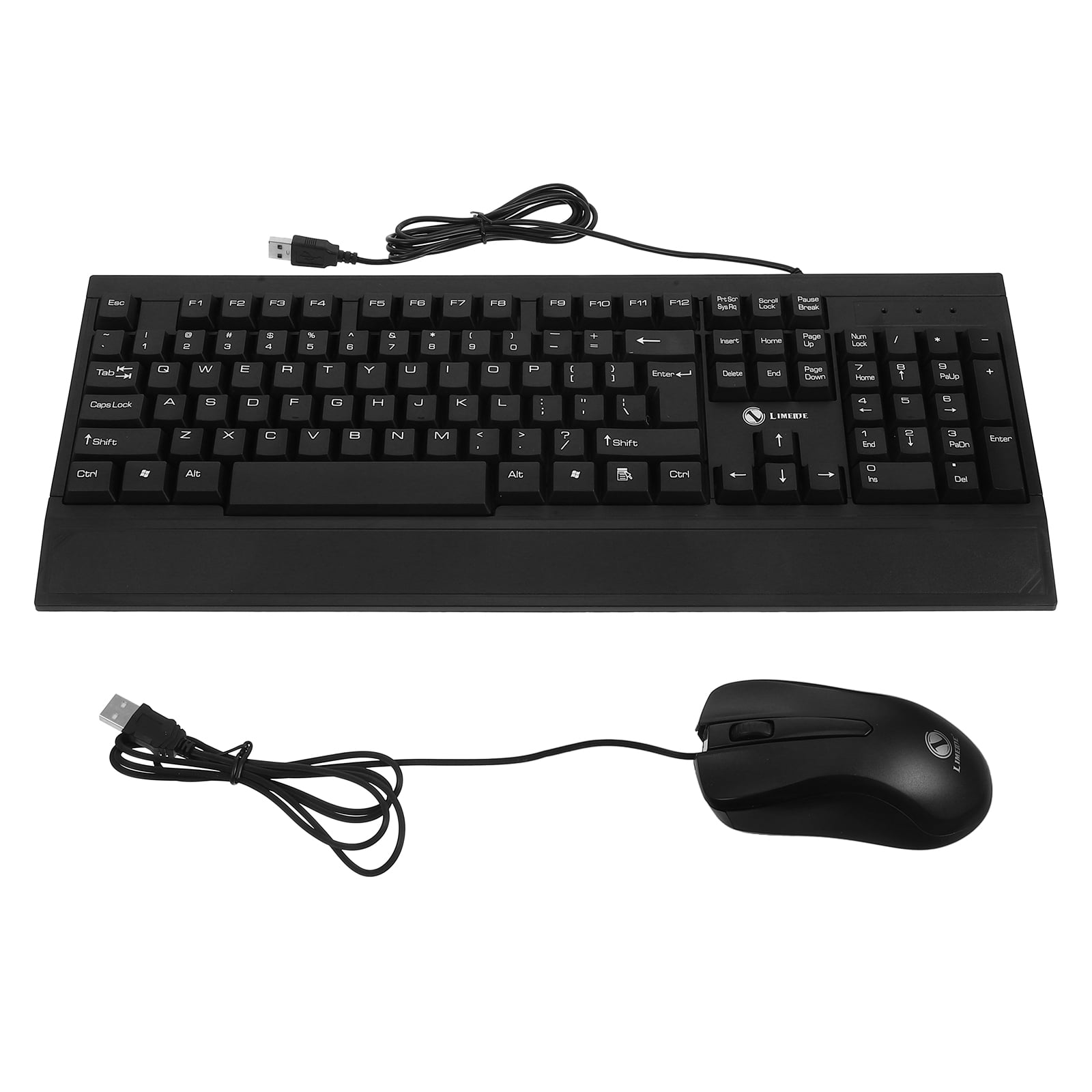 FRCOLOR Keyboard Set Cute Computer Mice Wired Keyboards Black - Walmart.com