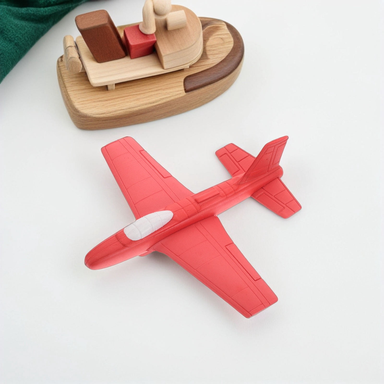 FRCOLOR Kids Assembly Throwing Airplane Soft Toy Outdoor Parent-Child ...