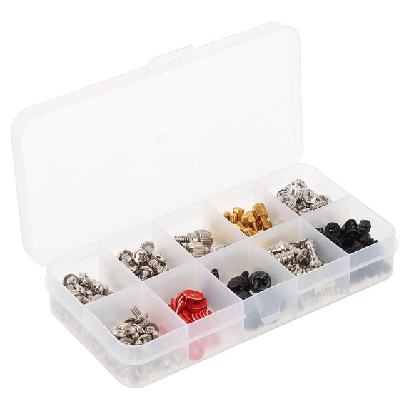 FRCOLOR Kit Nut and Bolt Screw Set Knurled Thumbscrew Computer Case ...