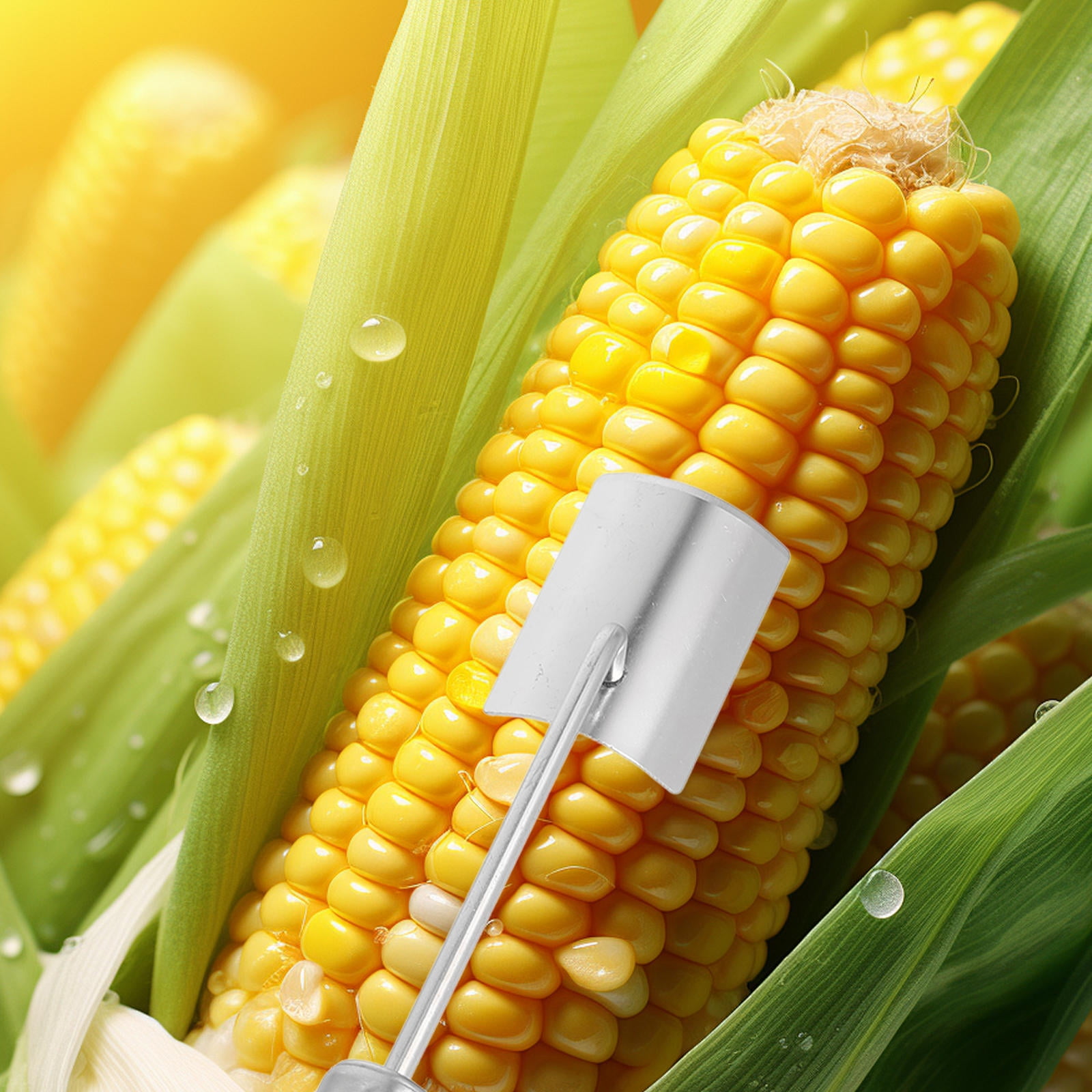 FRCOLOR Kitchen Corn Planer Corn Remover Tool Corn on the Cob Cutter ...