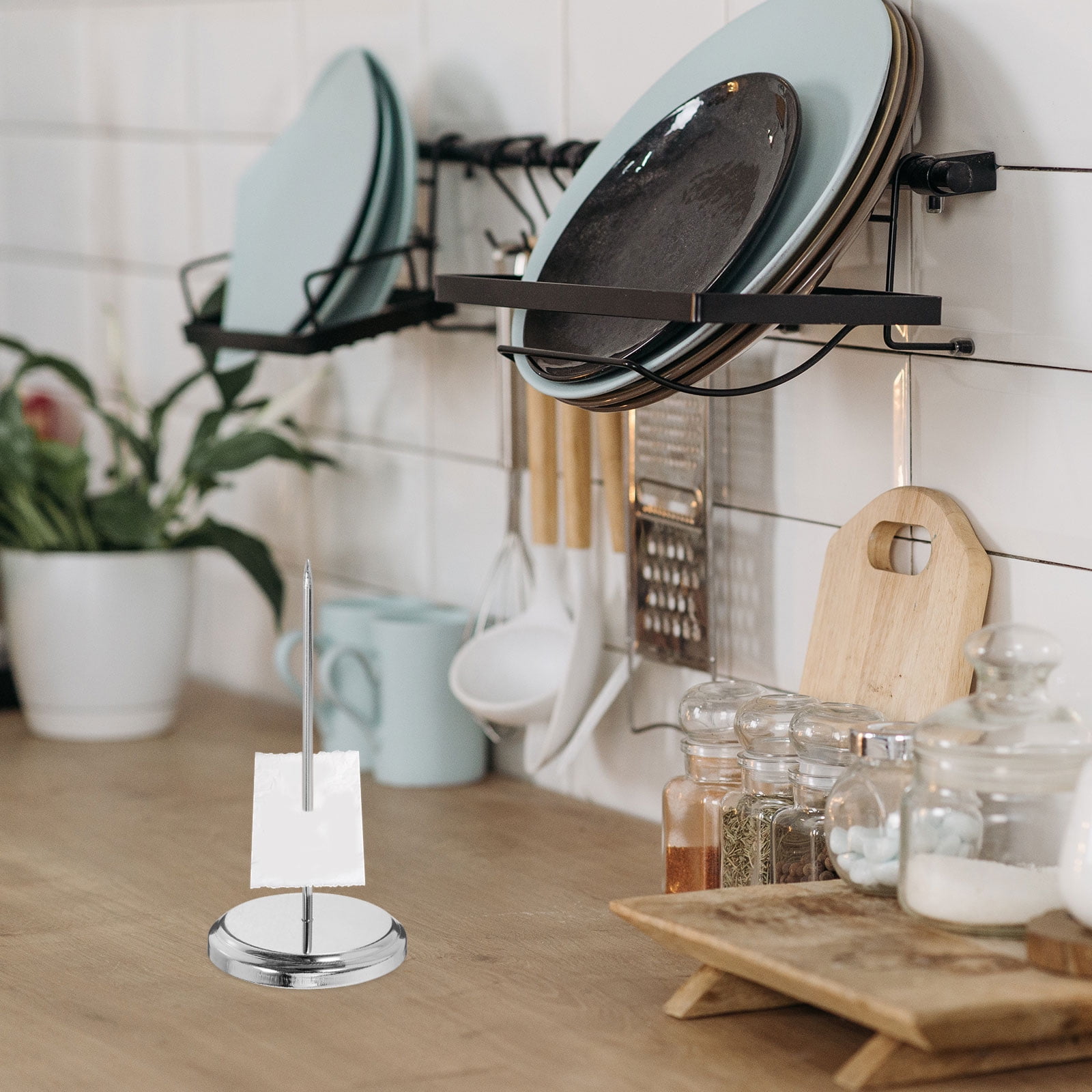 FRCOLOR Kitchen Office Stainless Steel Receipt Spike Holder Memo Holder ...