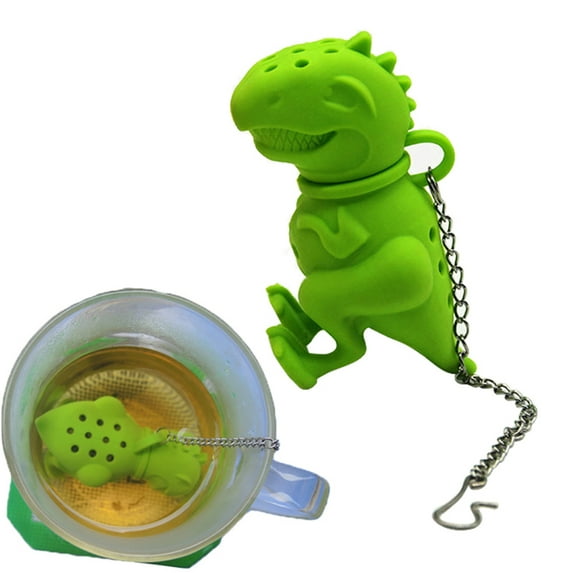 FRCOLOR Kitchen Strainer Infusers Silicone Dinosaur Tea Brewer Cartoon ...