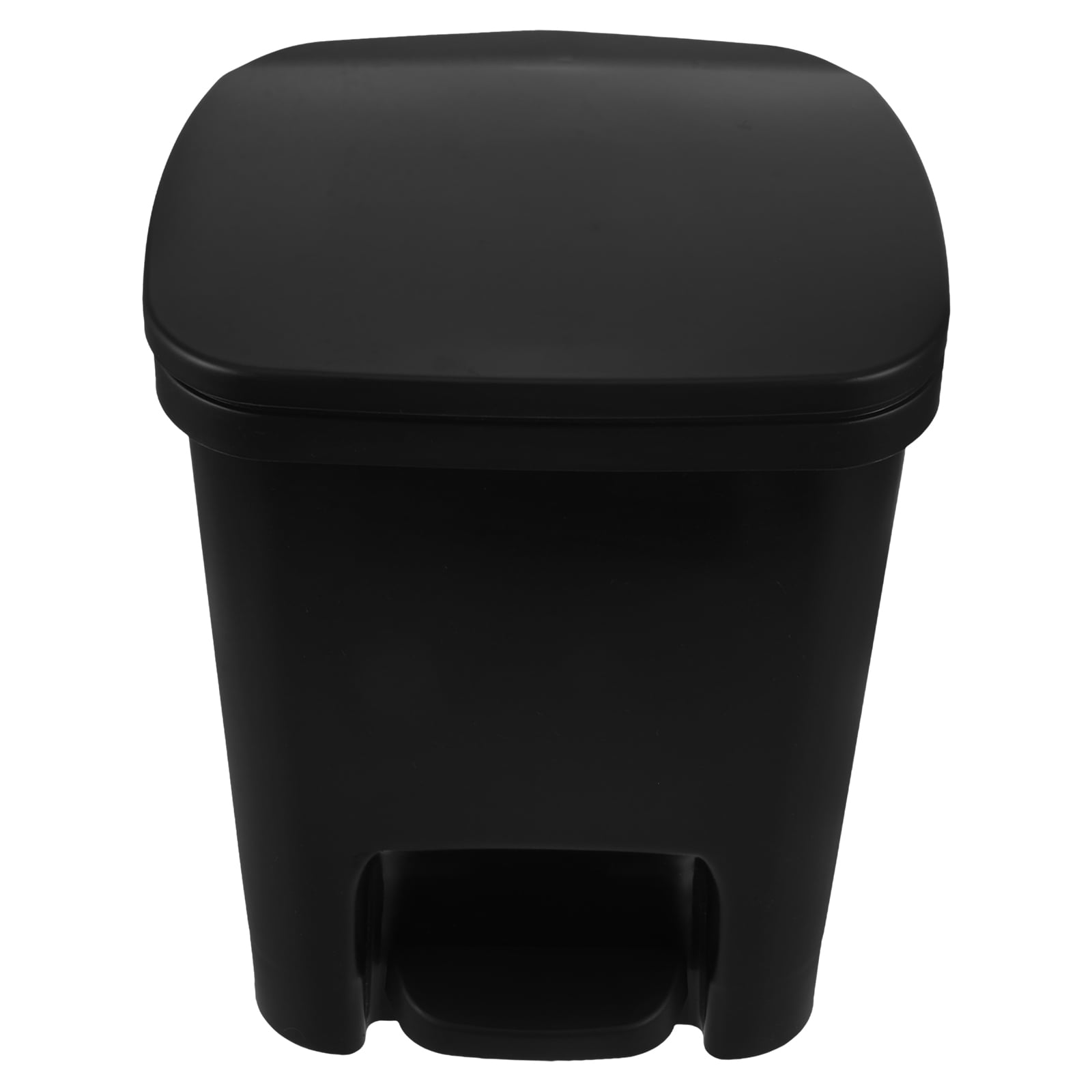 FRCOLOR Kitchen Trash Can with Lid Exterior Push Door Handle Recessed ...