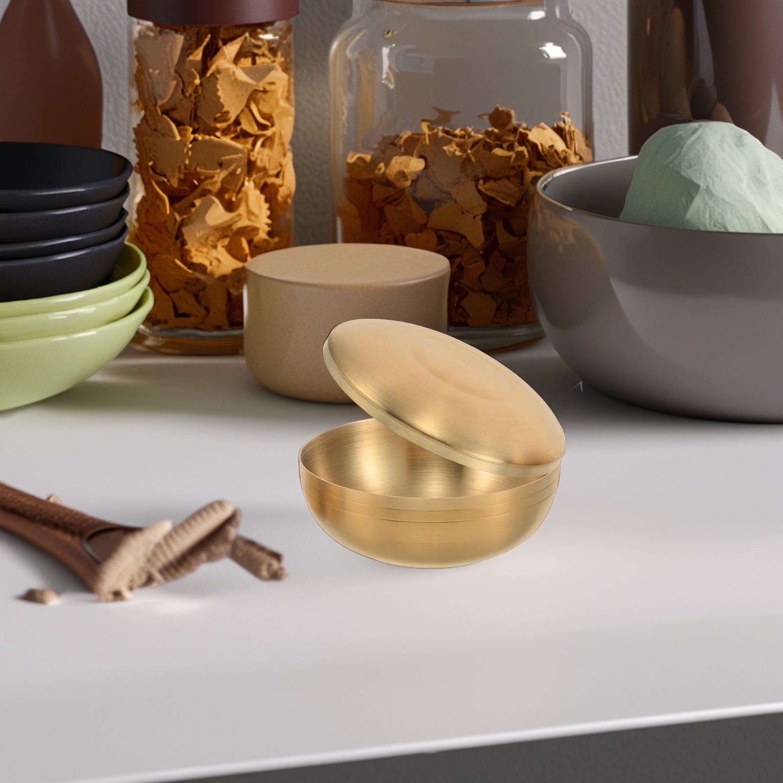 FRCOLOR Korean Stainless Steel Bowl With Lid Multi-Functional For ...