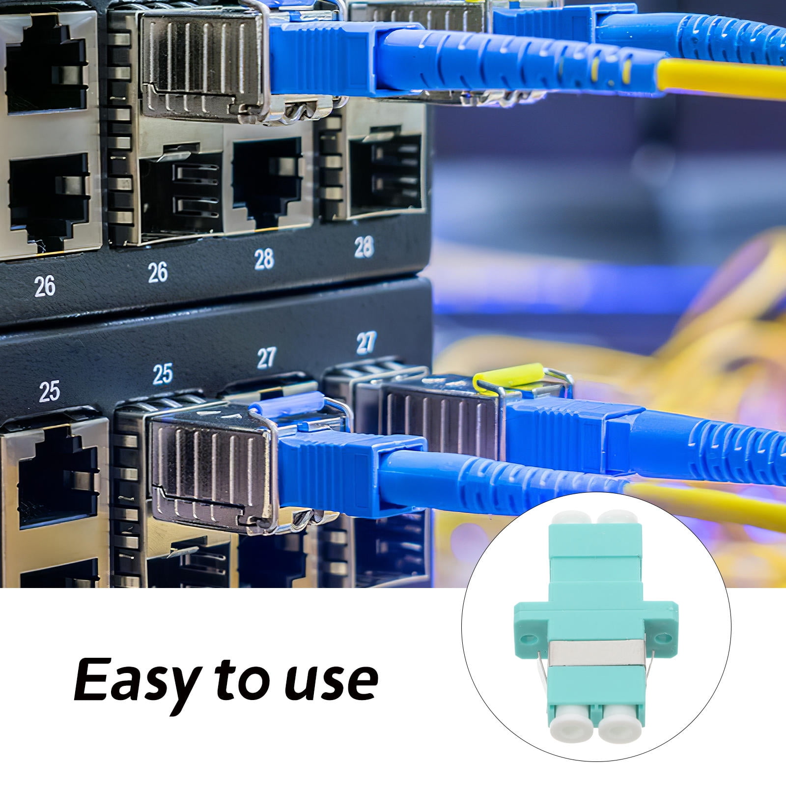 FRCOLOR LC to LC Fiber Adapter Suite for Networking Cable Connector Kit ...