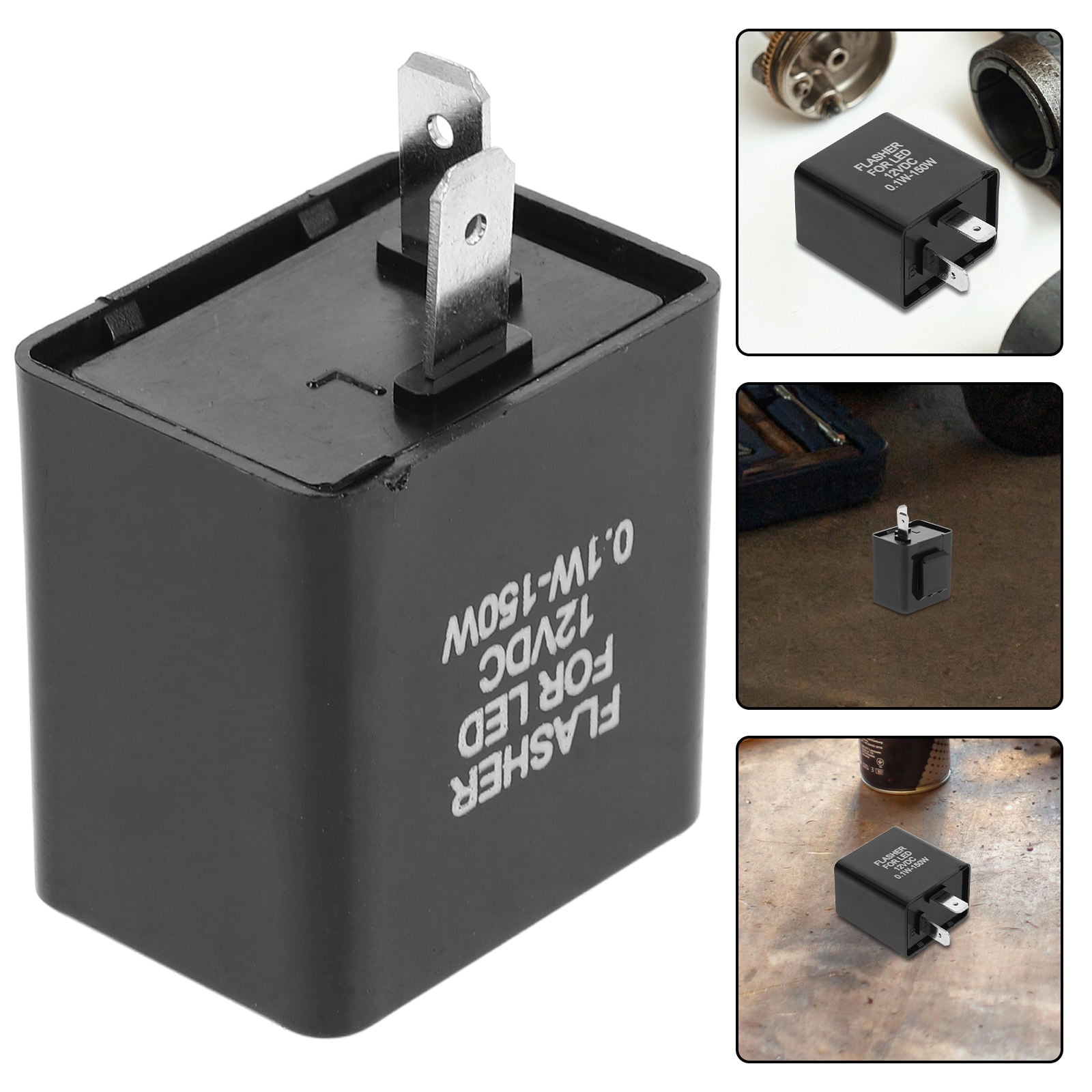 FRCOLOR LED Flasher Relay for Motorcycle with Stable Current Output and ...