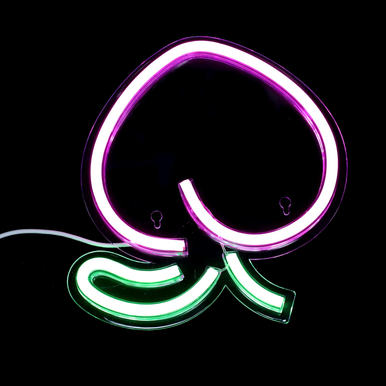 FRCOLOR LED Fruit Neon Night Light Lights Indoor Decoration Peach Baby ...