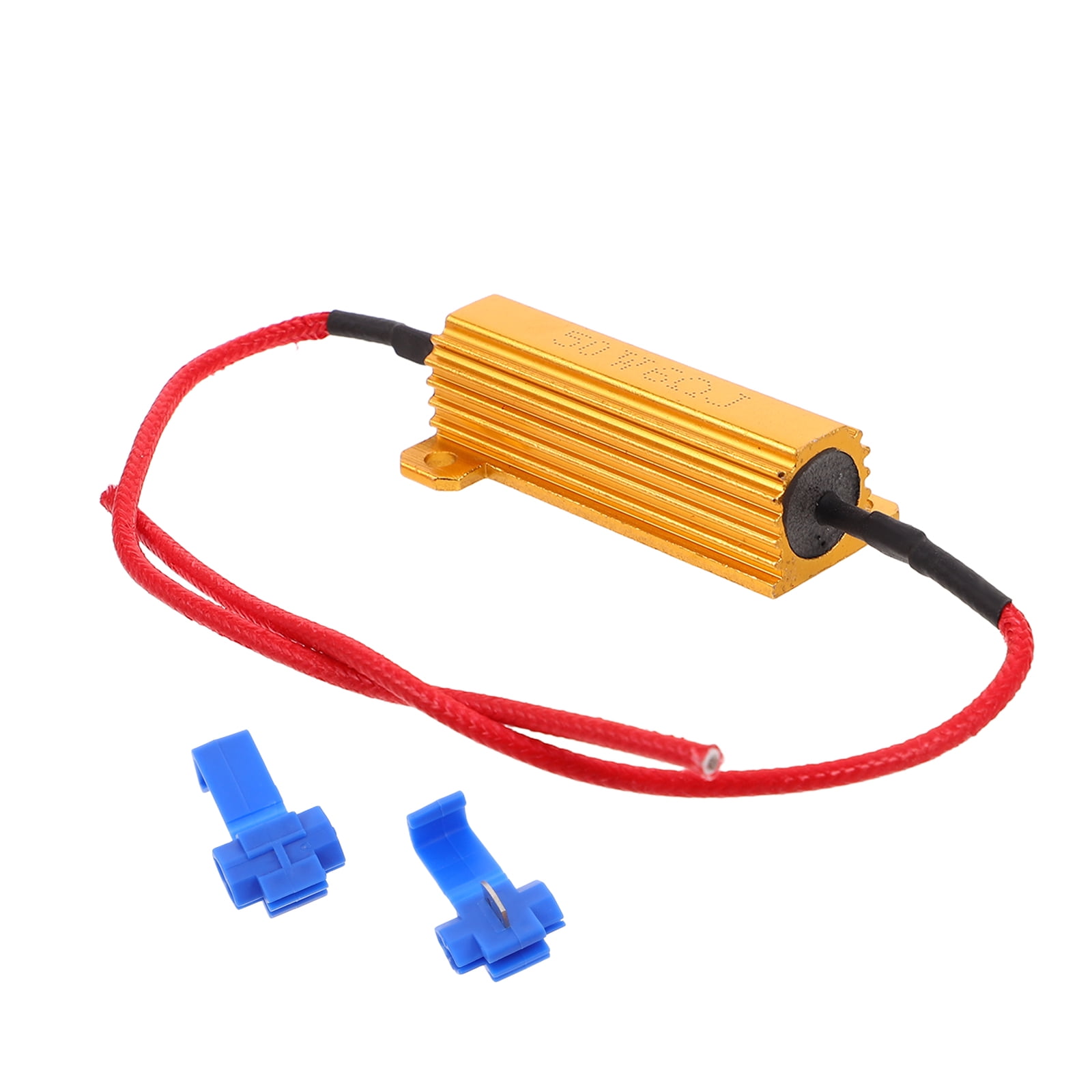 FRCOLOR High Power Automotive LED Resistor Kit with Aluminum Shell for ...