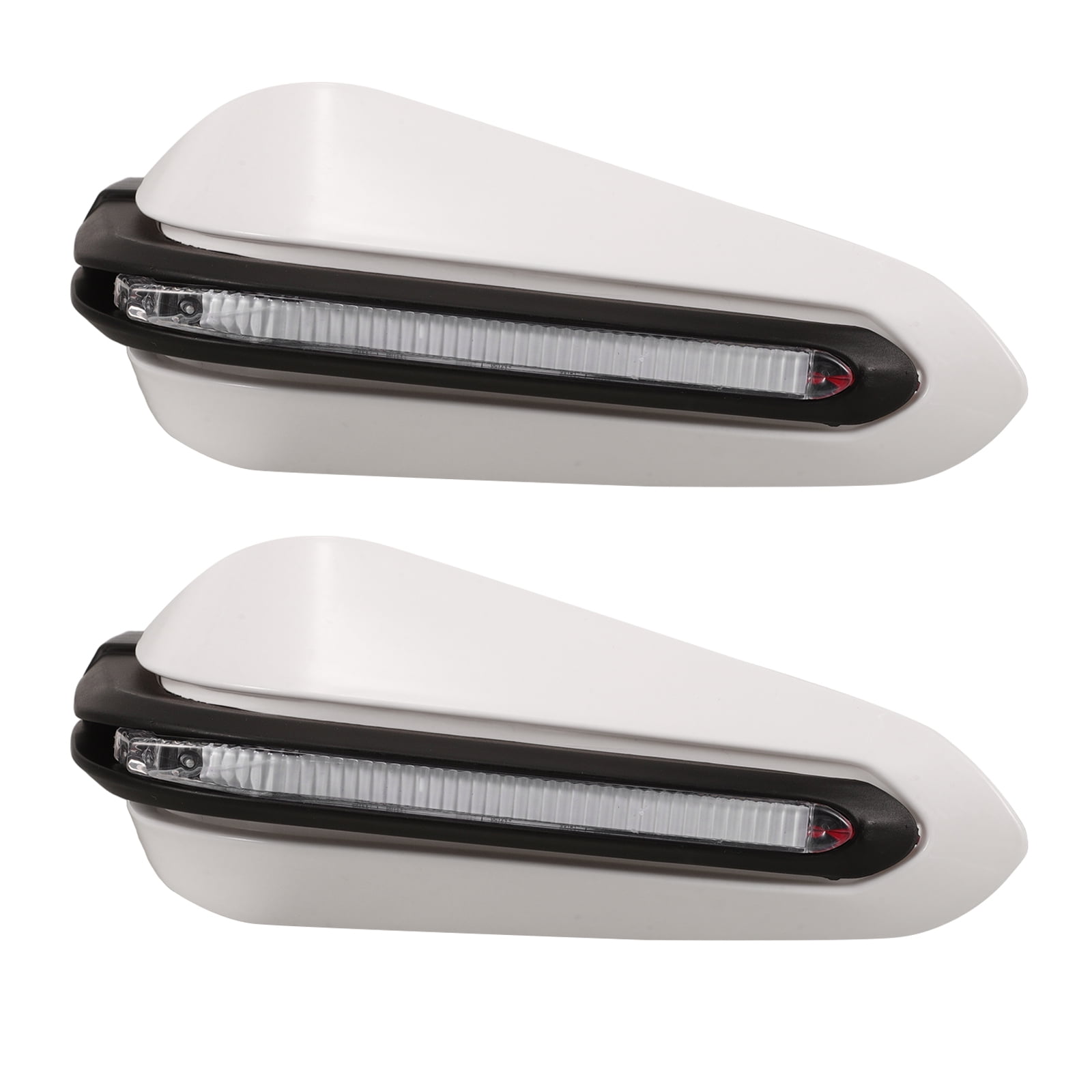 LABSERRON Dirt Bike Handguards White Pp Material 1 Pair 9.4x7.9x3.9in ...