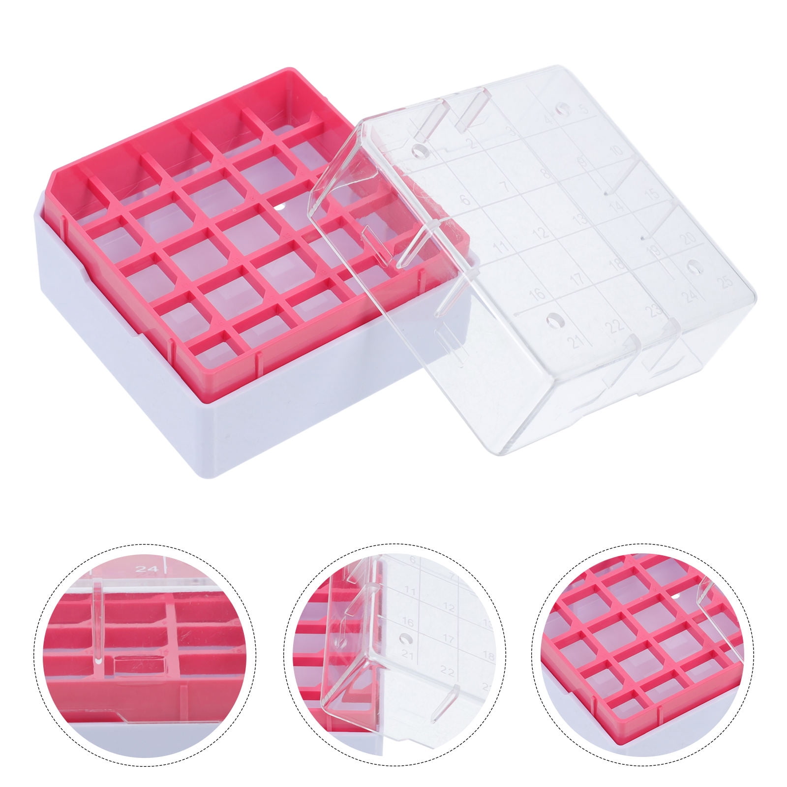 FRCOLOR Lab Freezer Boxes Cryovial Rack Test Tube Holder for Chemistry ...