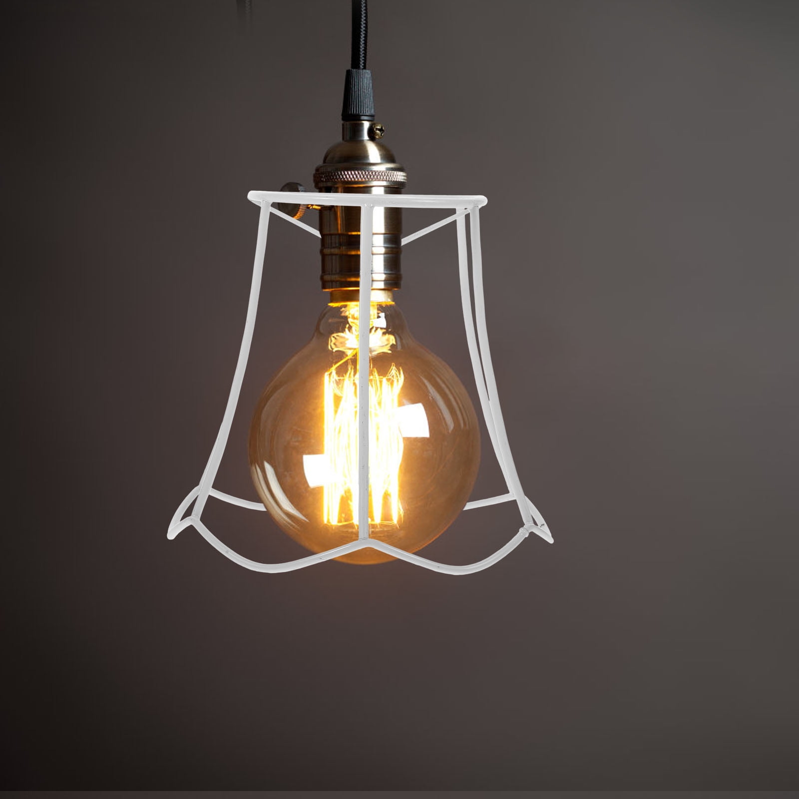 FRCOLOR Lampshade Frame Table Lamp Frame Desk Lamp DIY Frame Lampshade Making Supply Clip on ...