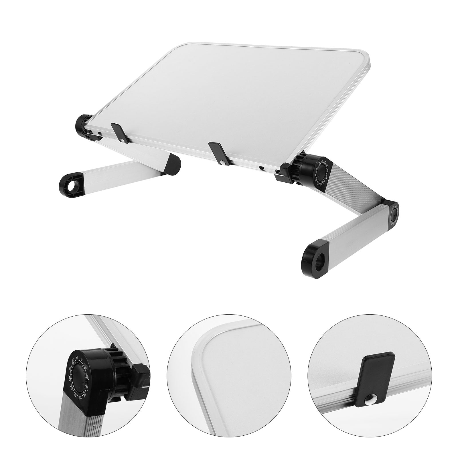 FRCOLOR Laptop Riser with Adjustable Height Desktop Laptop Stand ...