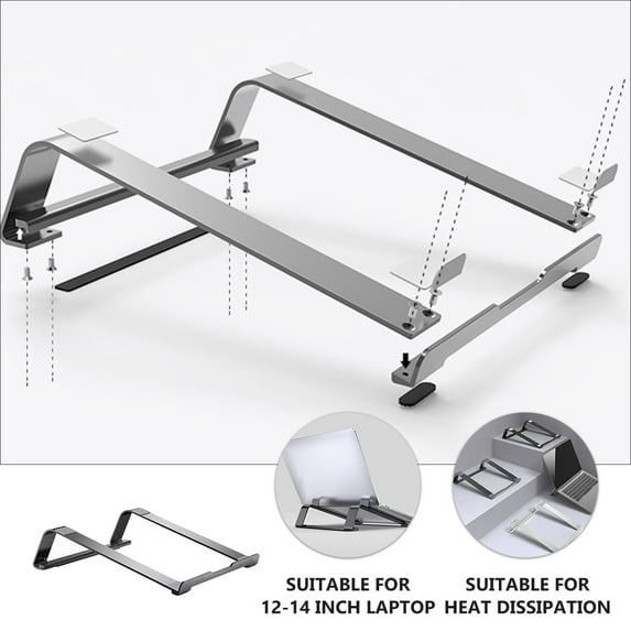 FRCOLOR Laptop Stand Anti-slip Bracket Computer Holder Support Riser ...