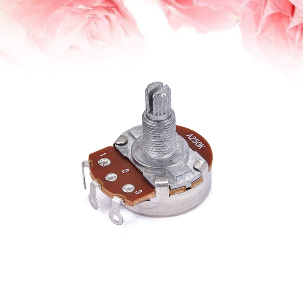 FRCOLOR Large Potentiometer Coarse Knurled Shaft Potentiometer Brown ...